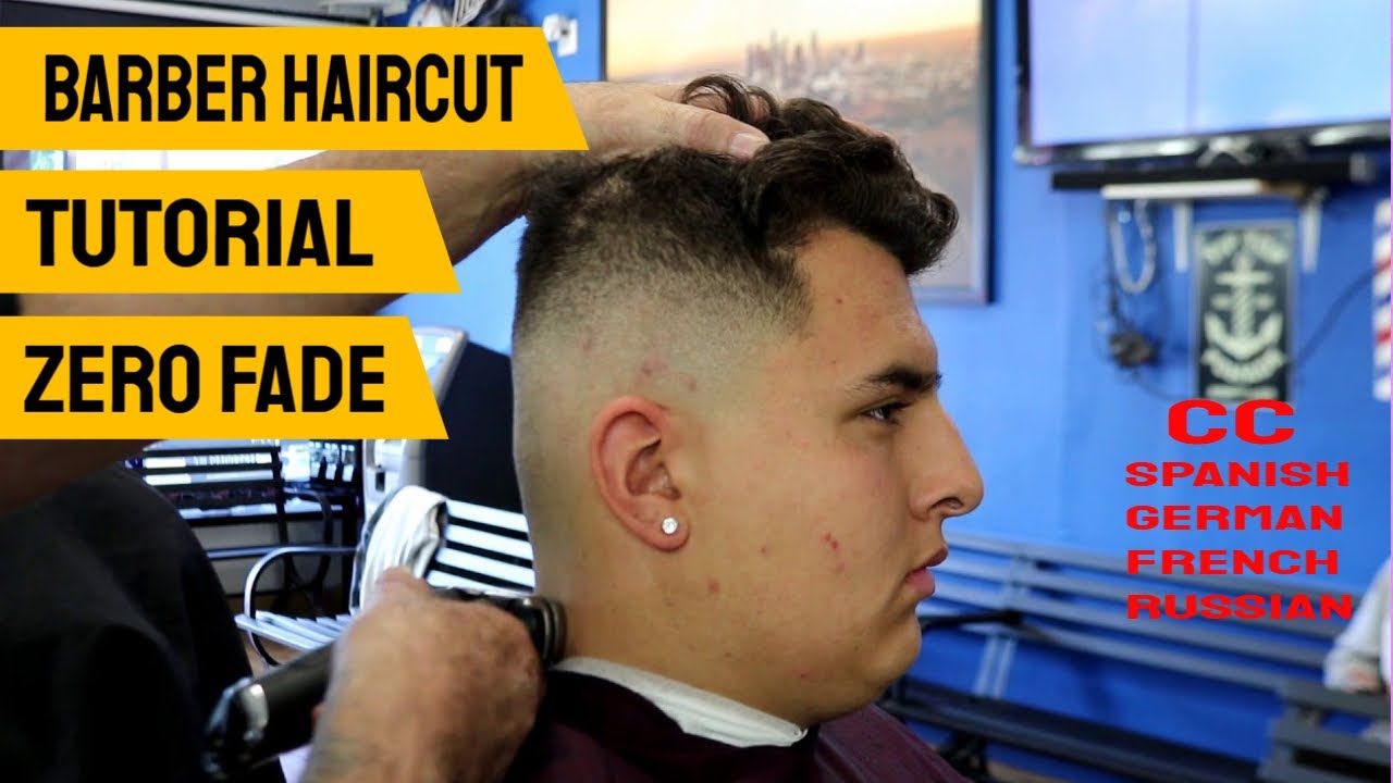 Barber Haircut Tutorial / Zero Fade / Self cut Help - YouTube