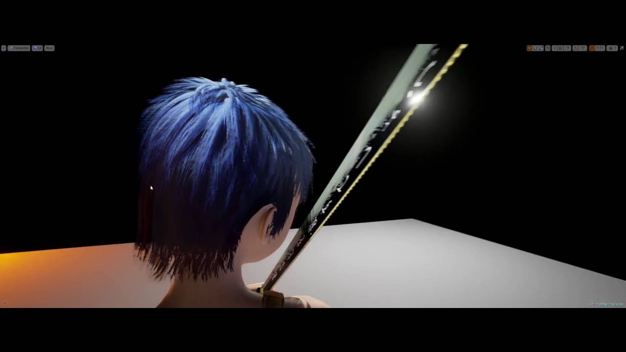 Unreal Engine 4: Skin/Hair/Clothing Test - YouTube