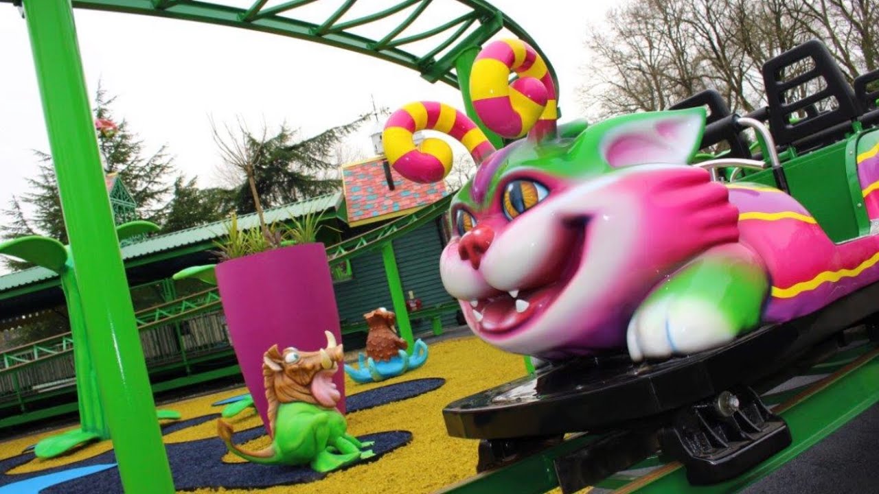 Cat-O-Pillar Coaster ride Paultons Park - YouTube