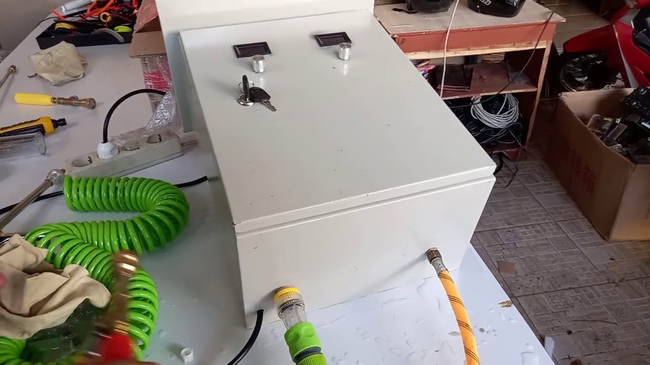 Review Test Pompa Dual Siram Vertical Garden Box Besi Outdoor dengan ...