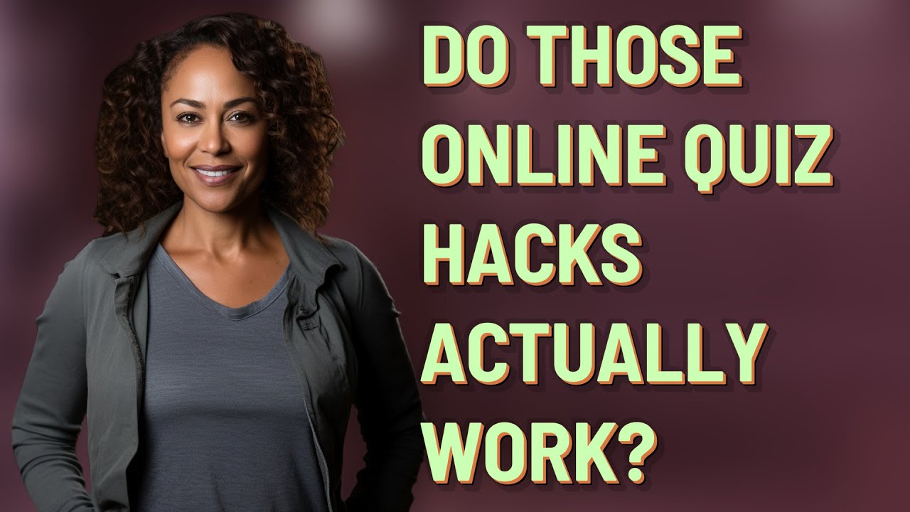 Do those online quiz hacks actually work? - YouTube