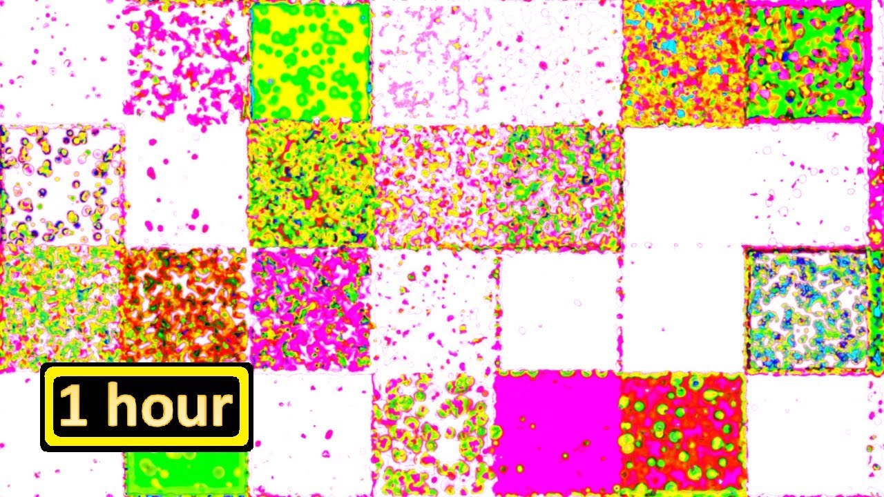 Blue Green puddles 1 hour abstract liquid simulation - YouTube