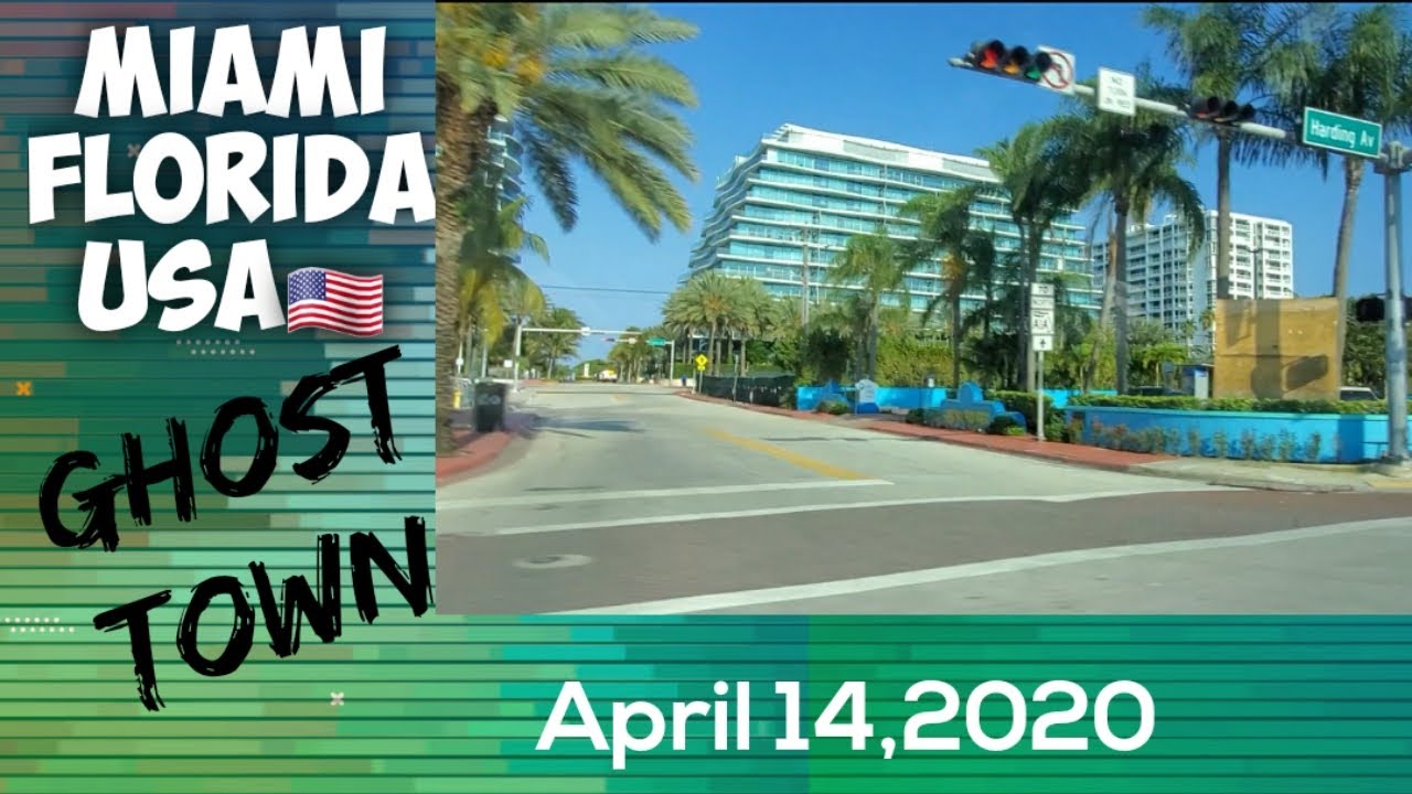 Miami Downtown Tour | Ghost Town | April 14,2020 | The Cahanap TV - YouTube