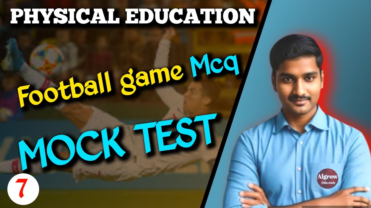 Football game MCQ Mock test ! physical education Mock test - YouTube
