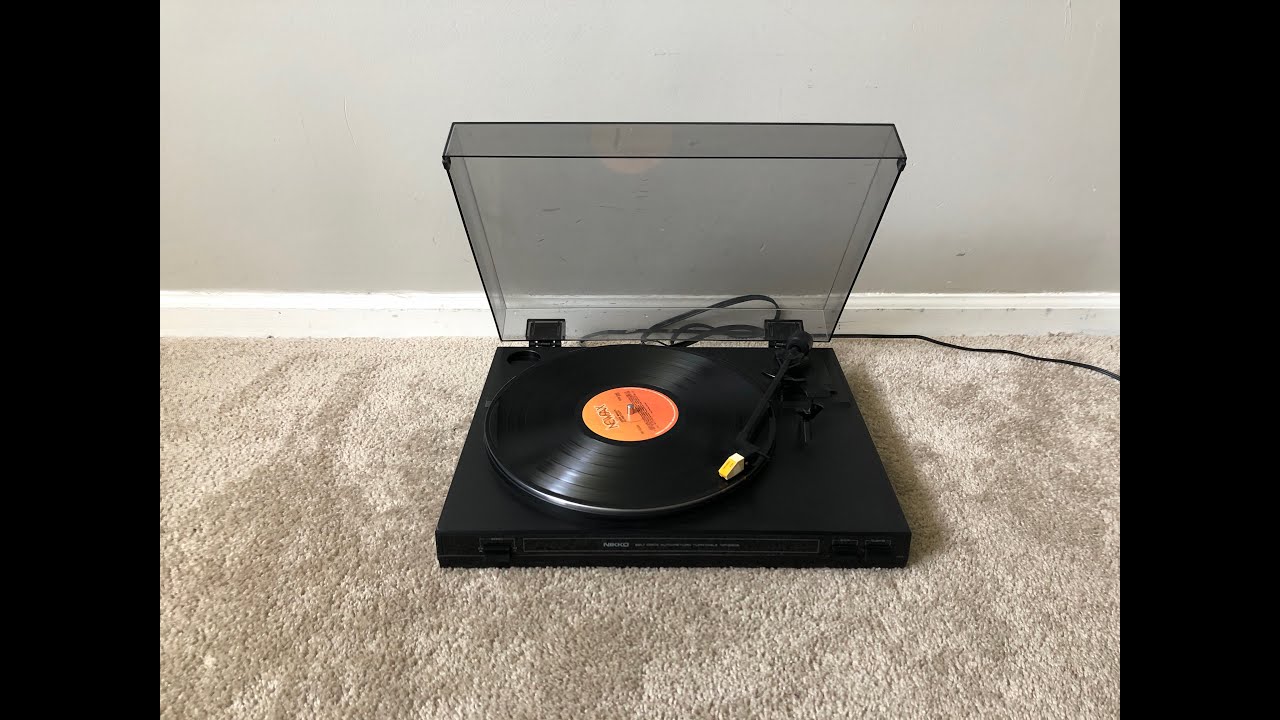 Nikko NP-550 II Record Player Turntable - YouTube