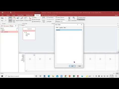 How to do a Calculation in Microsoft Access Database - YouTube