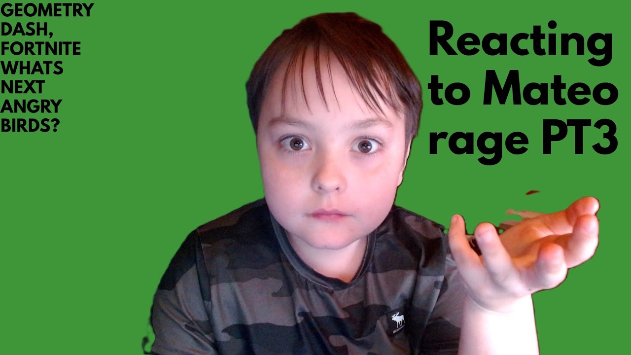 Reacting to Mateo rage #3 - YouTube