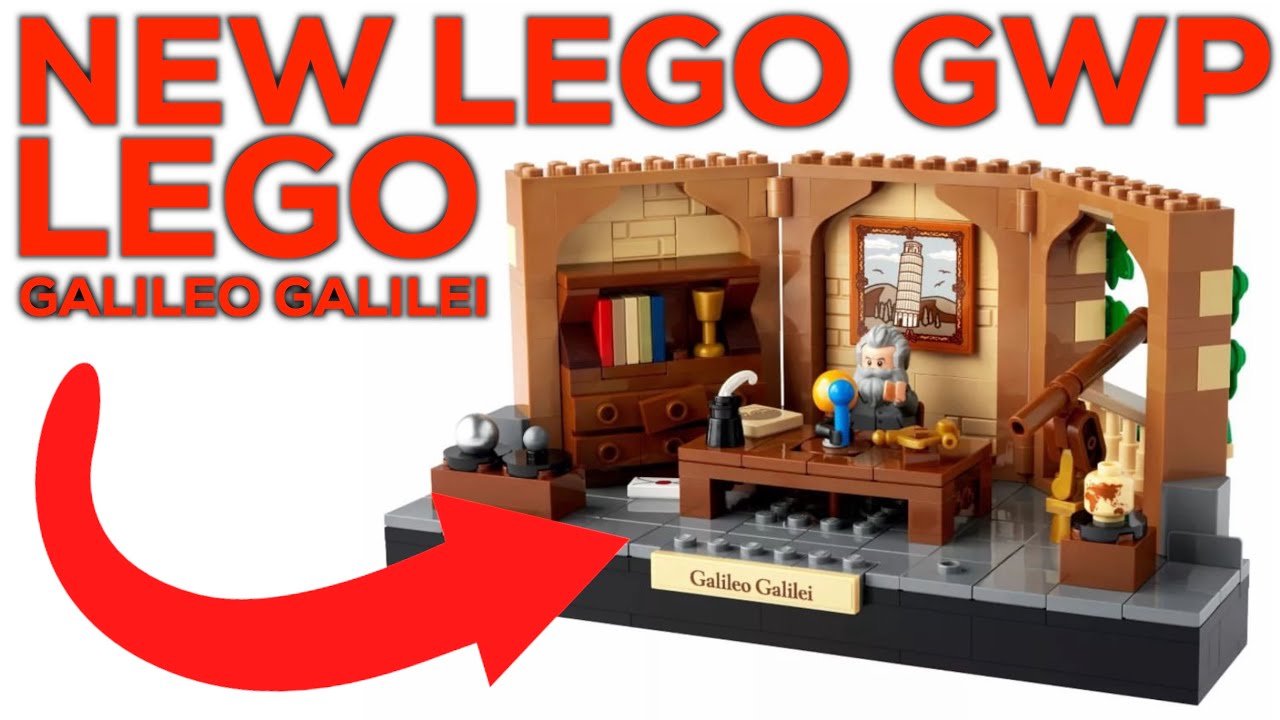 New LEGO Ideas Galileo Galilei GWP Set! - YouTube