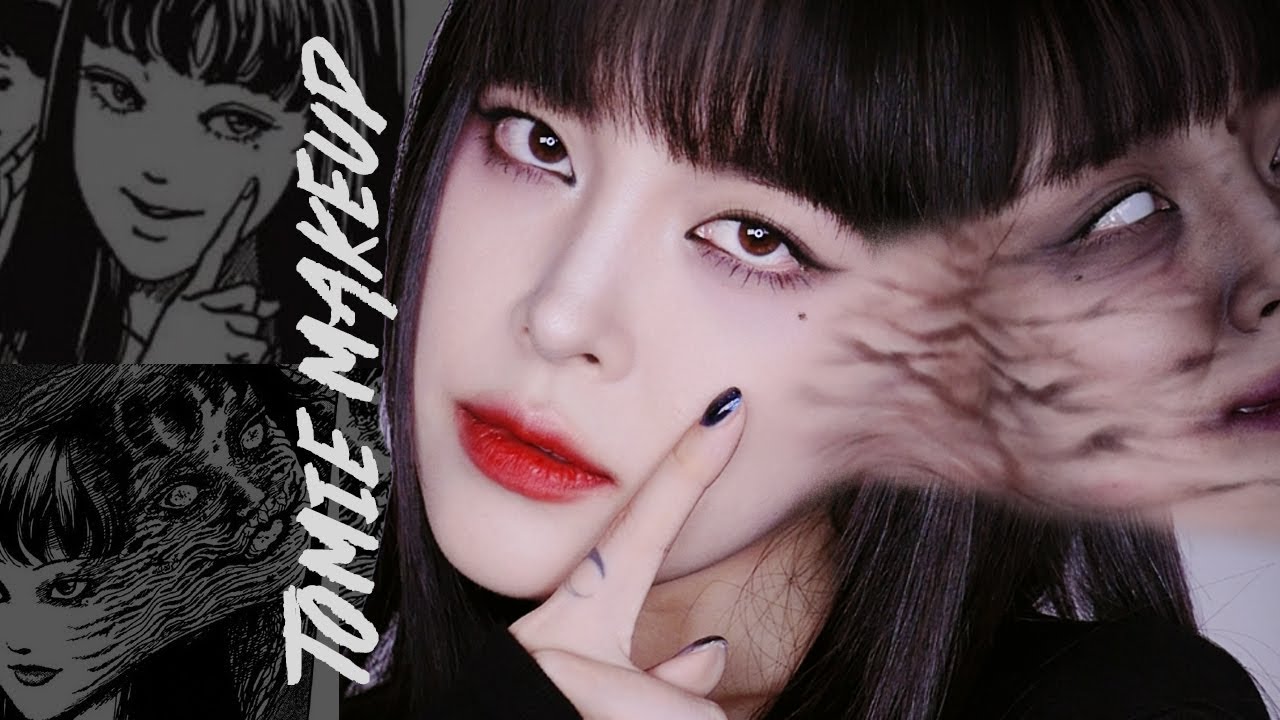 요청이 정말! 많았던 토미에 메이크업 🖤 Tomie Makeup - YouTube