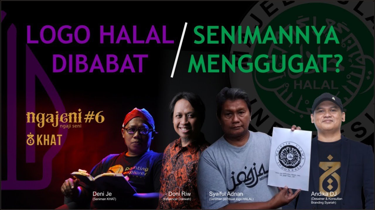 Ini Komentar Seniman Pembuat Logo Halal Lama - Kaligrafer Syaiful Adnan ...