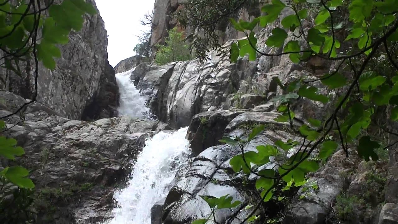 Cascate waterfall Sardegna "Riu Alinu" - YouTube