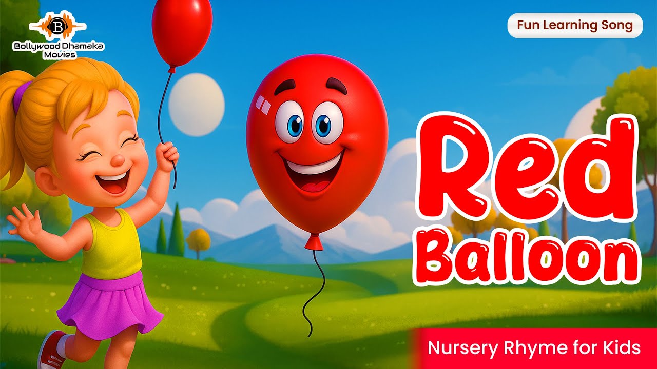 Red Balloon | Nursery Rhyme for Kids | Fun Learning Song - YouTube