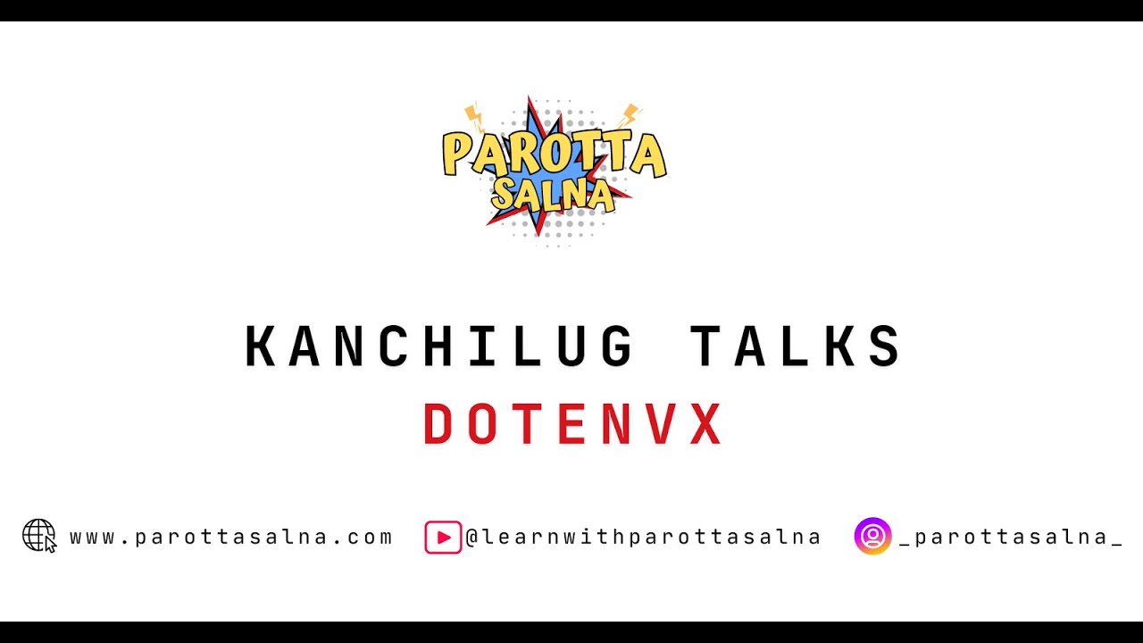 Migrating from .env to dotenvx| DotenvX in Tamil | KanchiLUG | Parottasalna | Tamil - YouTube