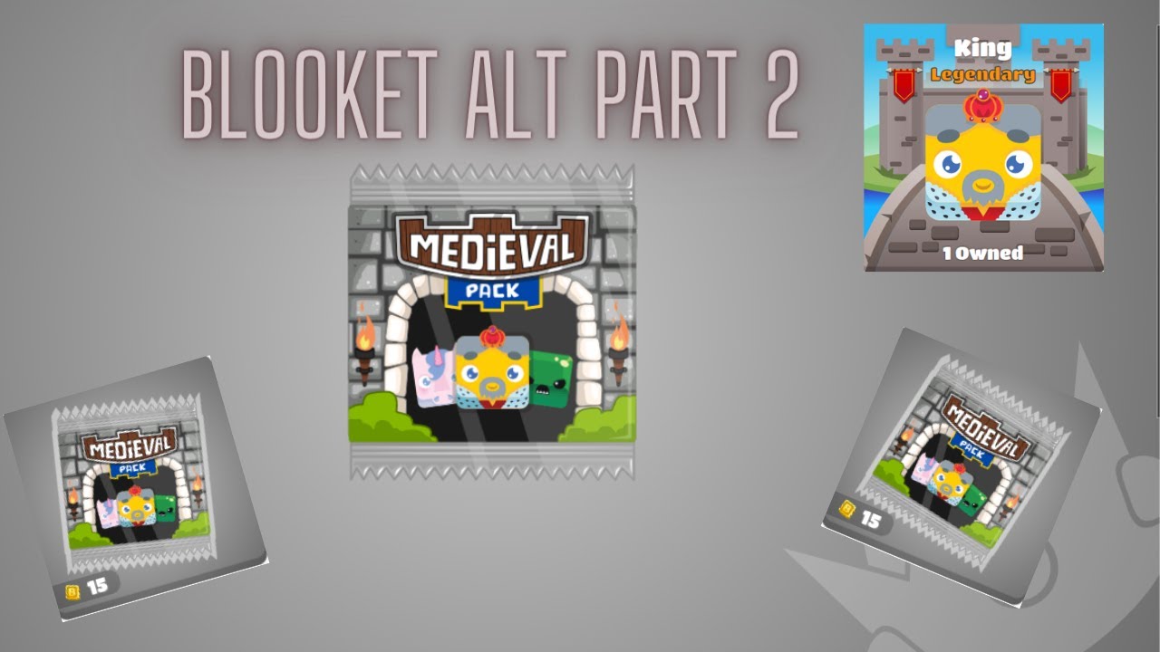 Blooket Alt Part 2 ( MEDIEVAL PACK) - YouTube