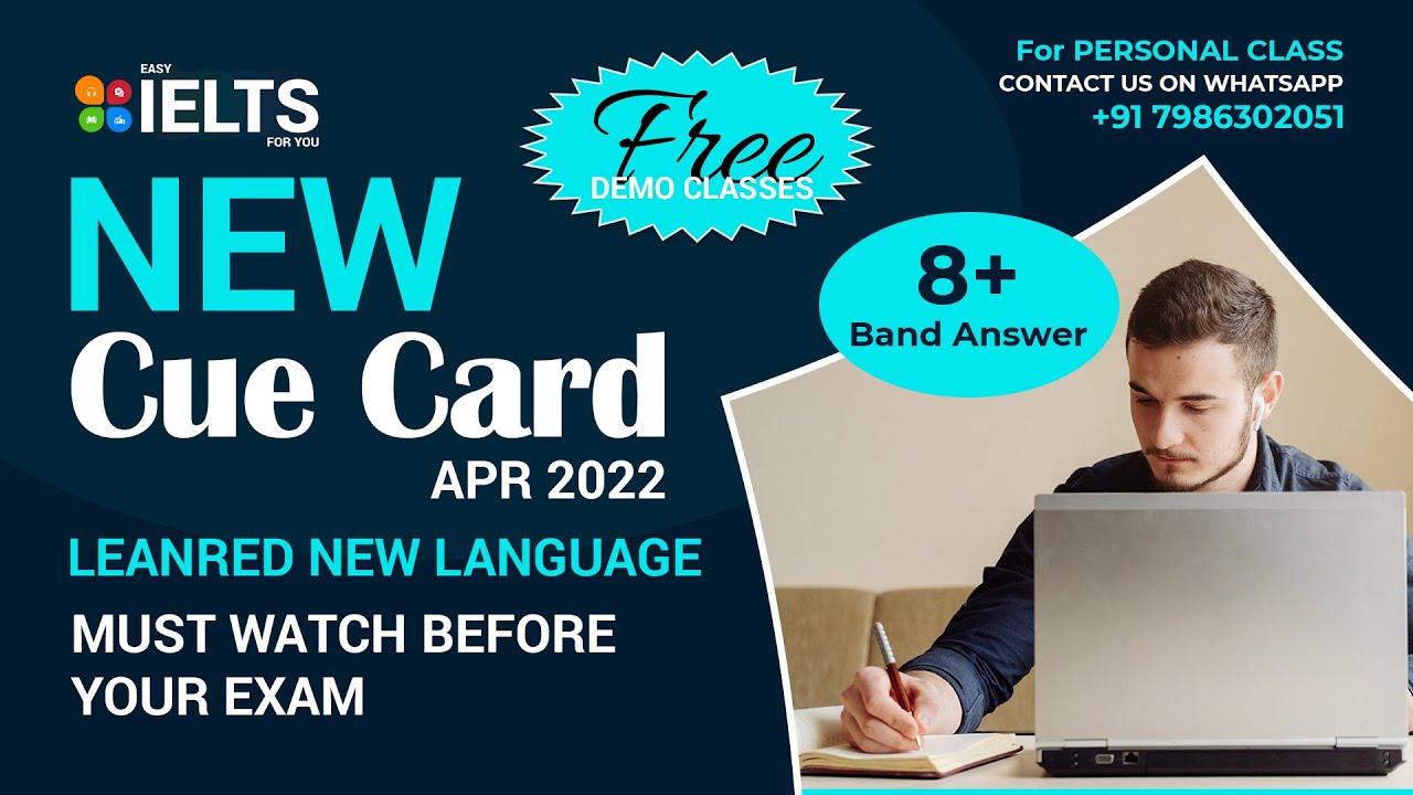 New Cue Card Apr 2022 | Learned New Language | 8+ Band Answer | Easy ...