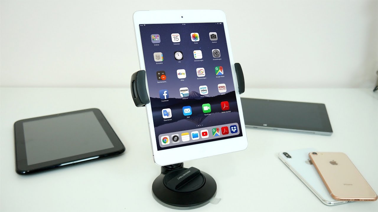 AboveTEK Aluminium Phone, Tablet & Camera Stand Review! - YouTube