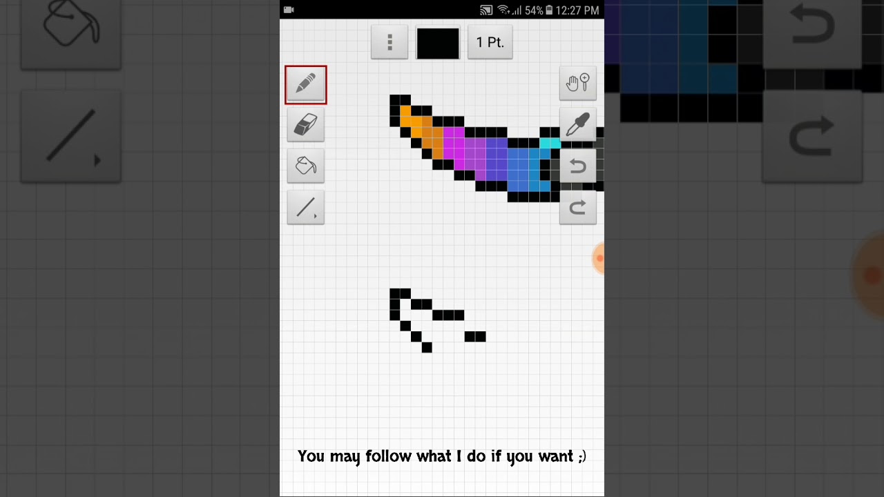 Karambit Pixel Art - YouTube