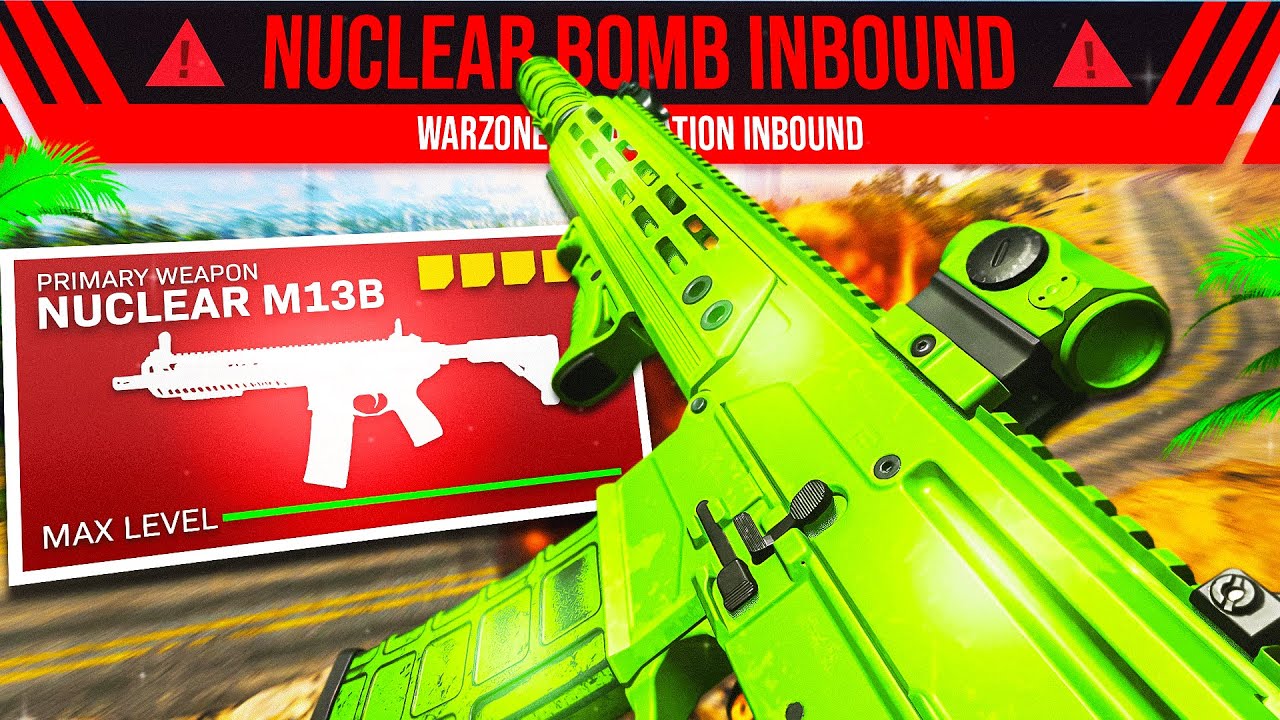 NUKE WITH EVERY GUN IN WARZONE!! (M13B) - YouTube
