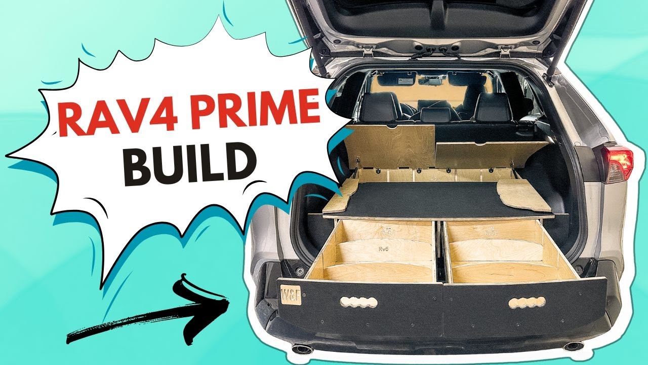 Full tour of Toyota RAV4 Prime Camping | Super Quick Conversion - YouTube