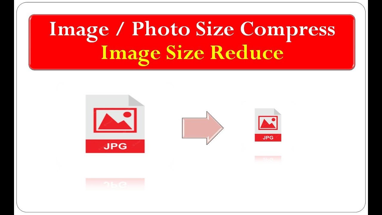 How to Image file Size Compress - YouTube