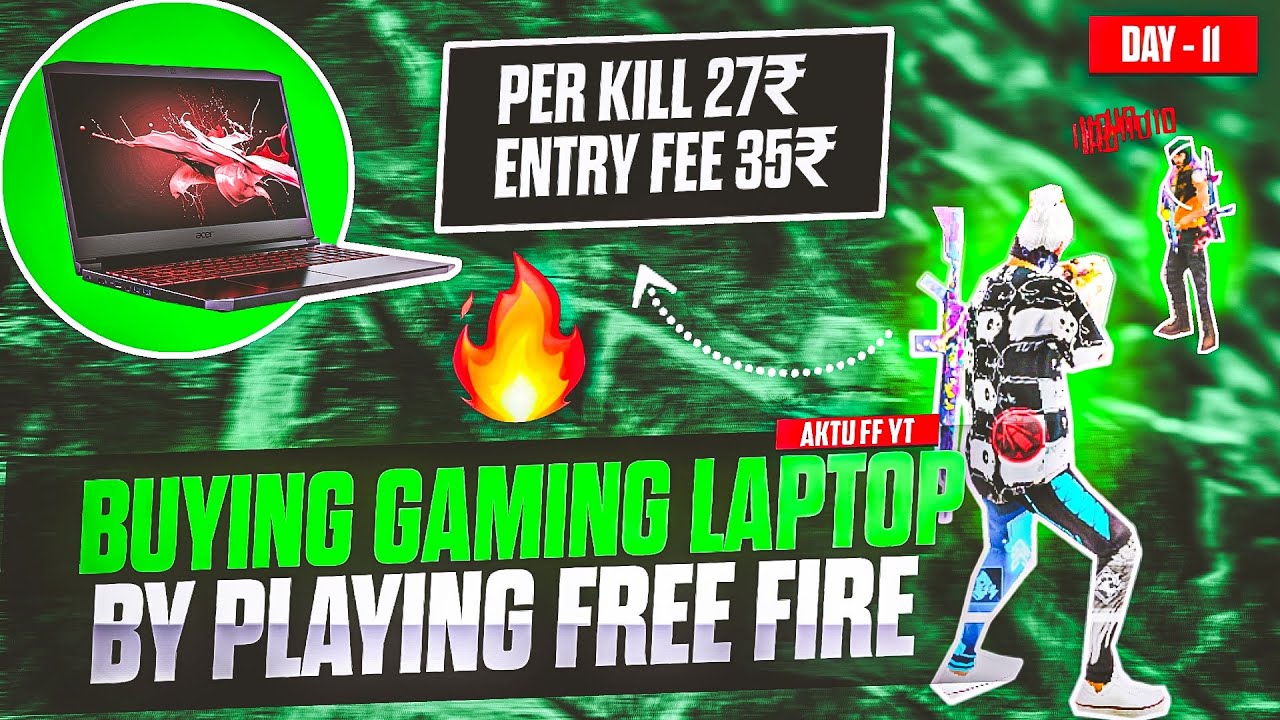 DAY #11 Of Buying Gaming Laptop💻 From Free fire Tournaments🏆 per kill 21₹🤑 big profit today # ...