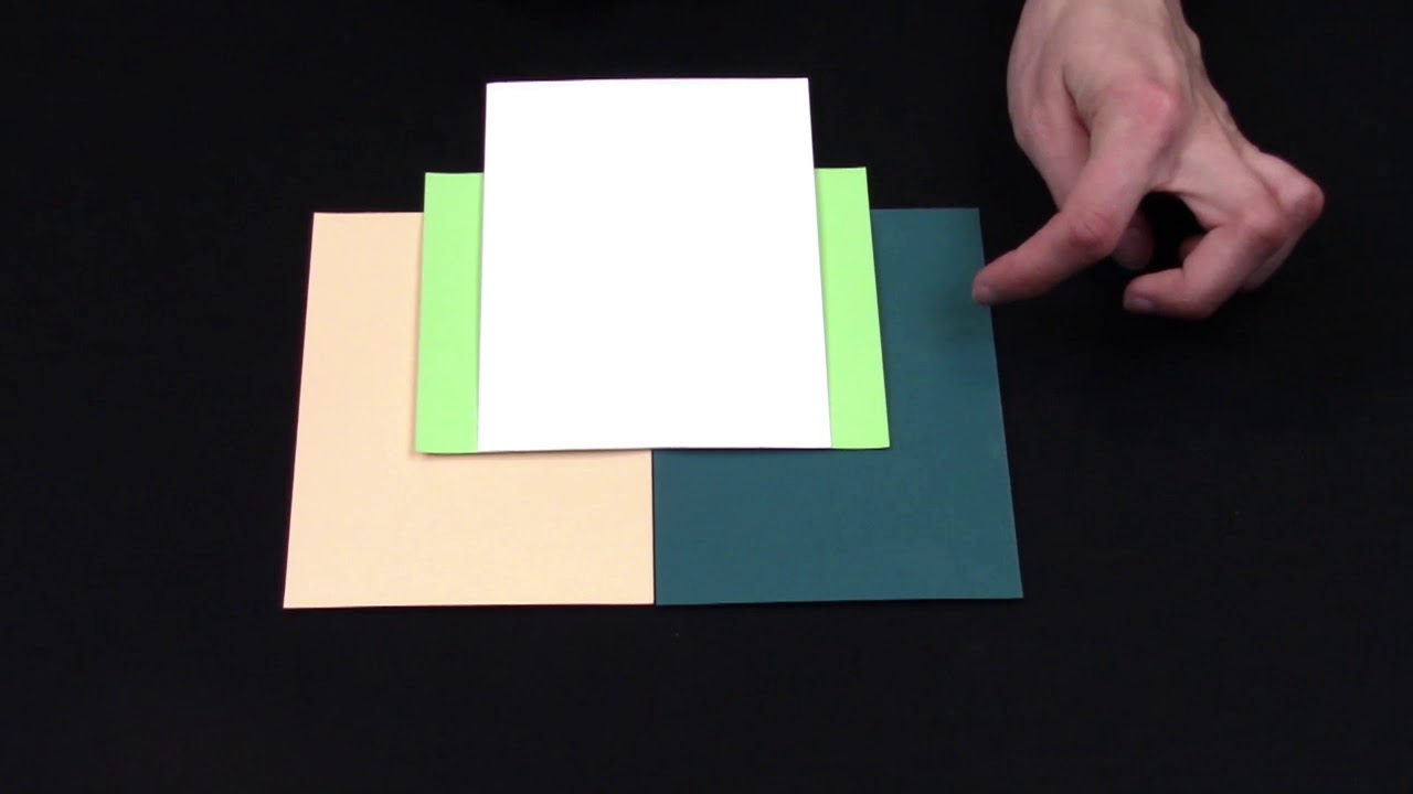 Three colors look like four (Simultaneous Contrast, part 1) - YouTube