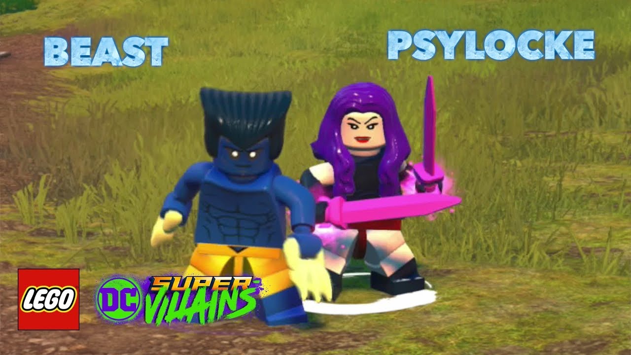 LEGO DC Villains: Beast & Psylocke Custom Characters!! - YouTube