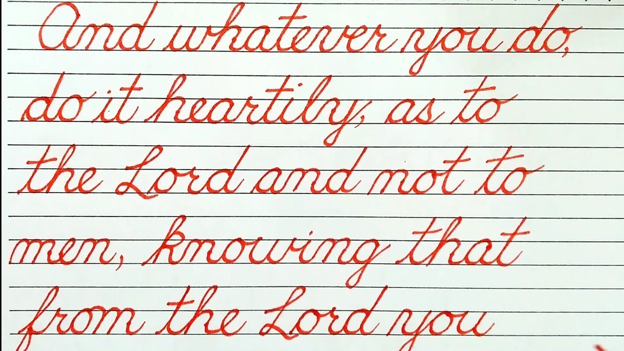 Colossians 3:23-24 | Bible Verse | Writing For God With Passion ...