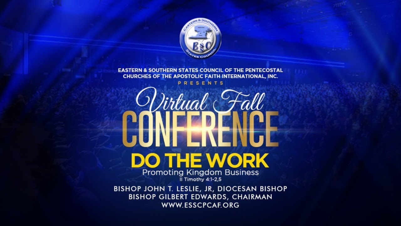 ESSC Fall Conference - Friday Worship Encounter - Bishop James Nelson ...