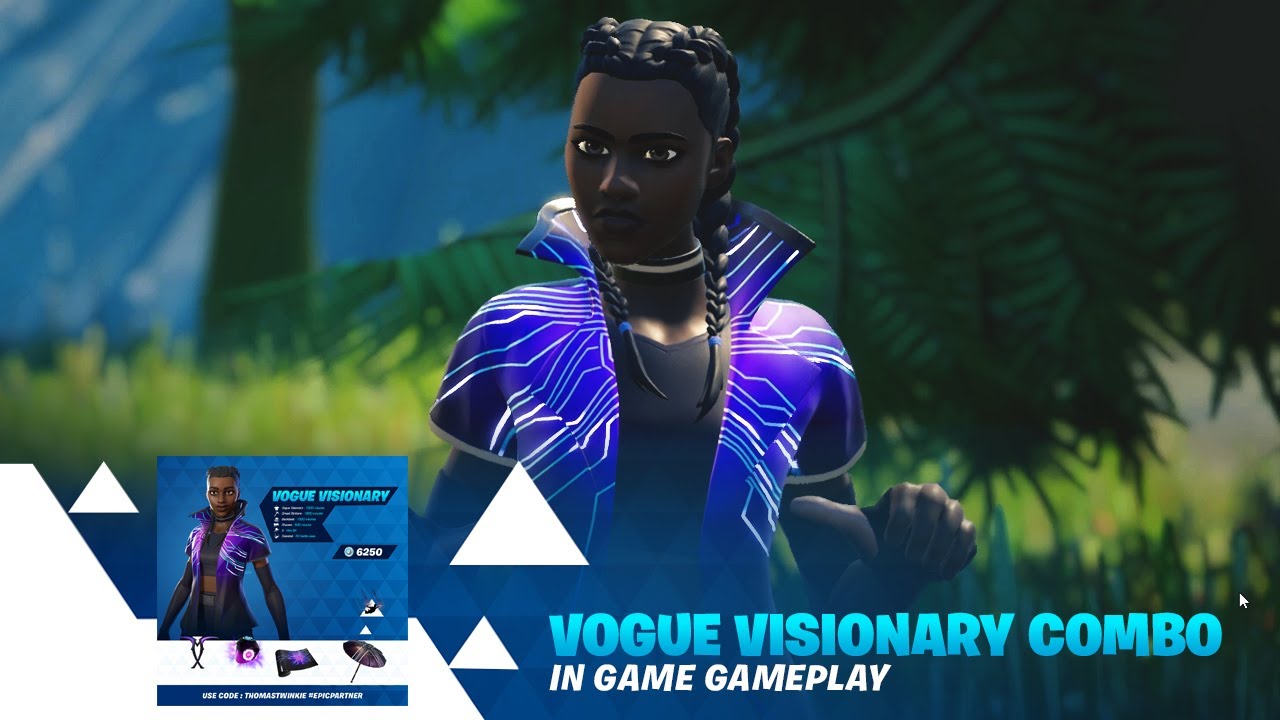 VOGUE VISIONARY BEST COMBO in Fortnite - YouTube
