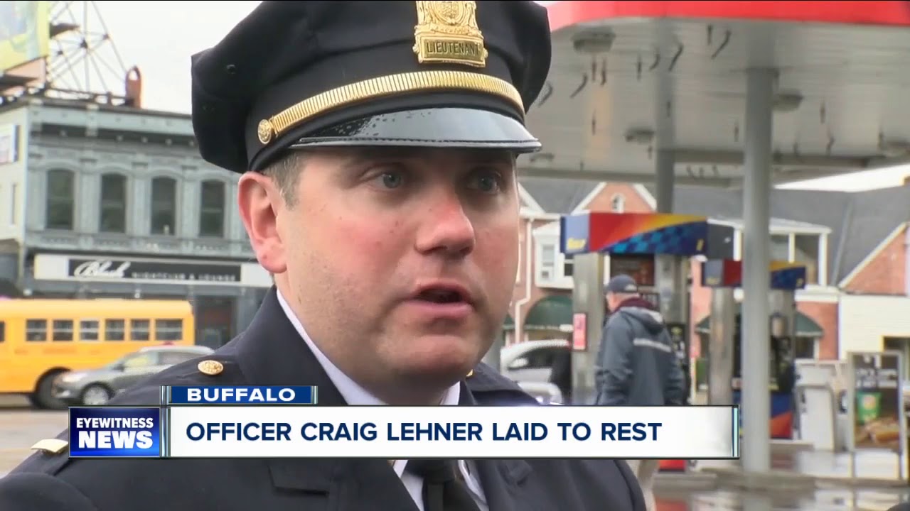 Officer Lehner laid to rest - YouTube