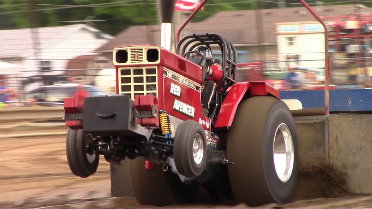 2021 Light Pro Stock Tractor Pulling! NTPA Rushville, IN - YouTube
