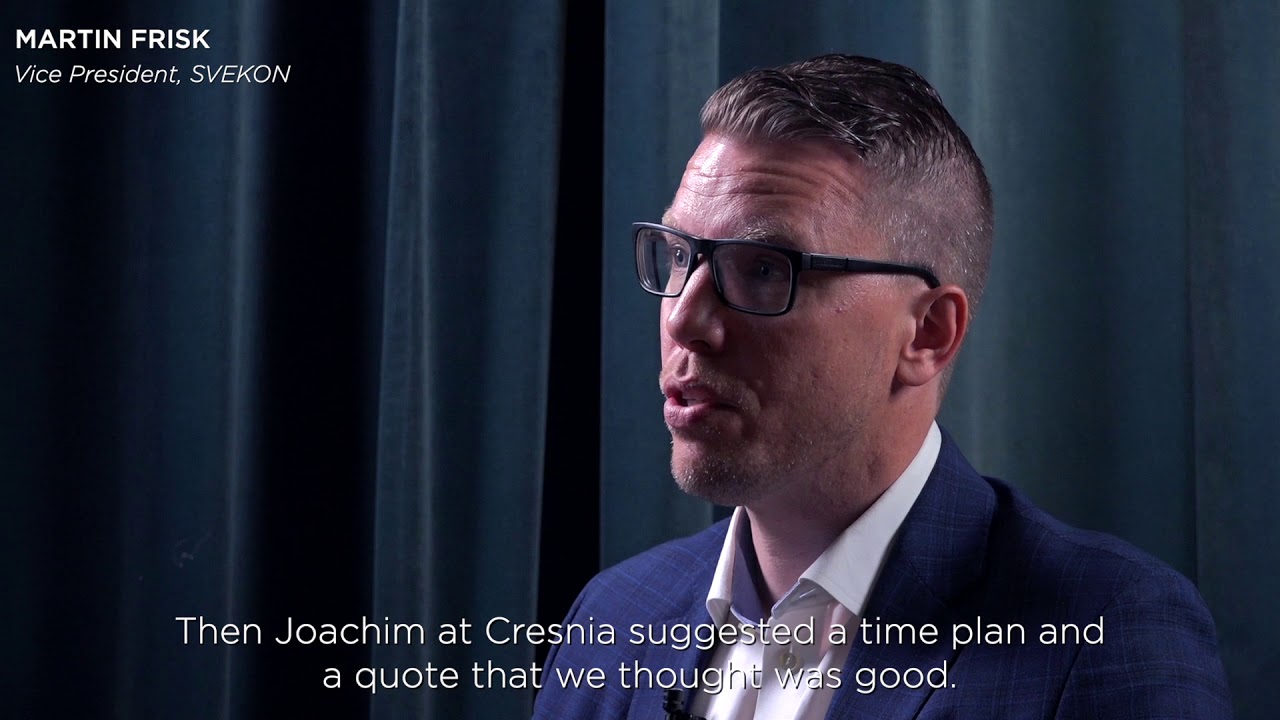 CRESNIA TESTIMONIALS MARTIN FRISK 16x9 MASTER - YouTube