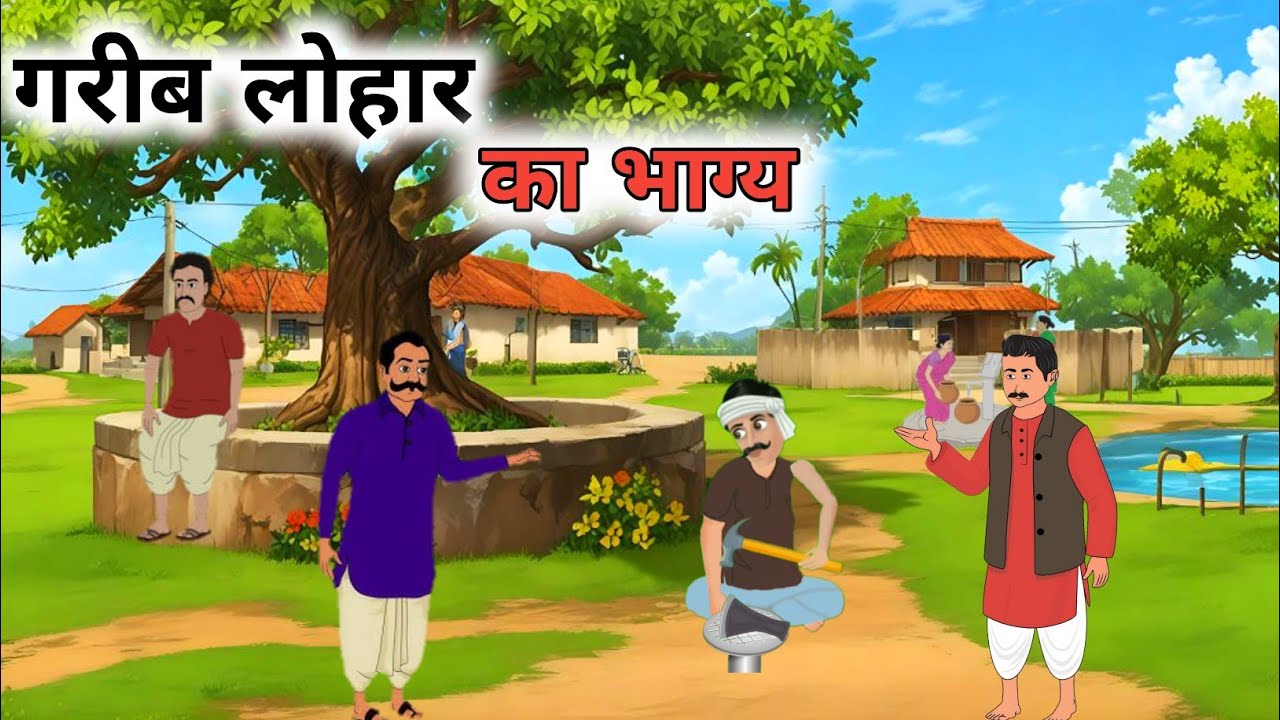 गरीब लोहार का भाग्य हिंदी कहानी । garib lohar ka bhagy । kahaniya ...