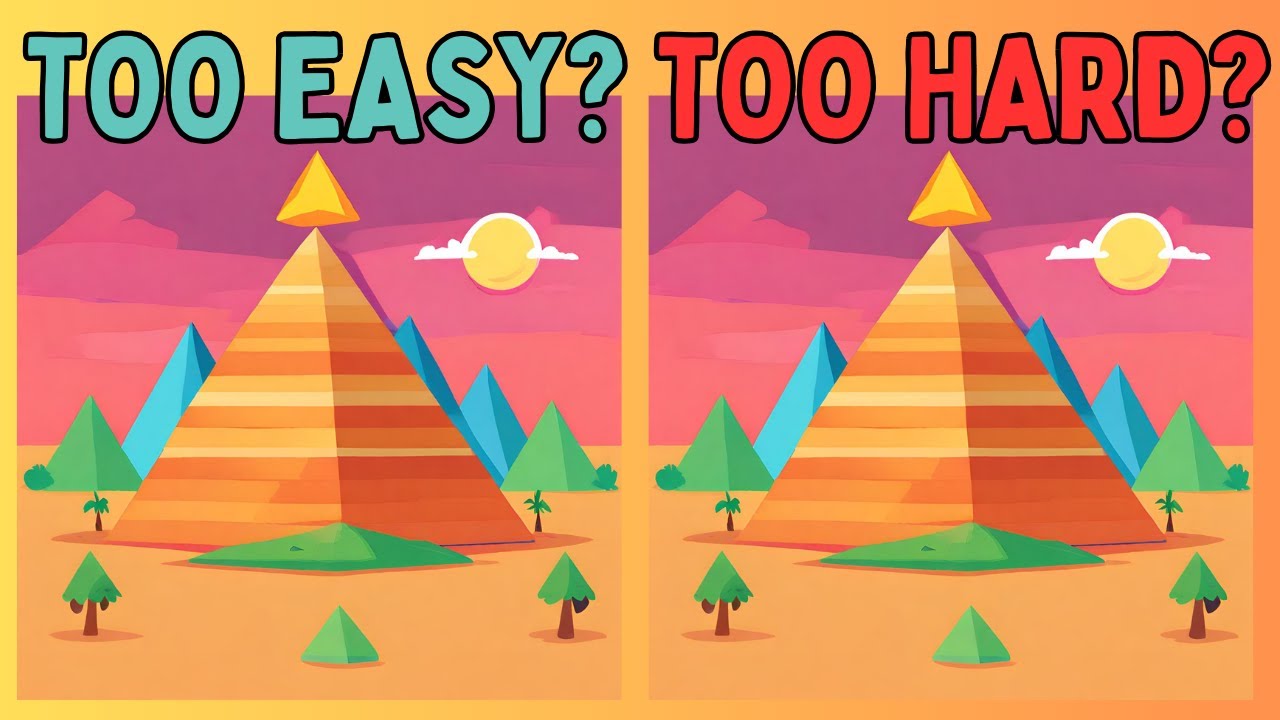 TOO EASY? TOO HARD? QUIZ Spot the difference! - YouTube