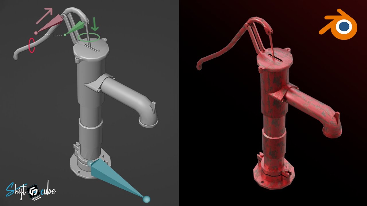 Beginners Guide to Rigging in Blender - Hand Pump - YouTube