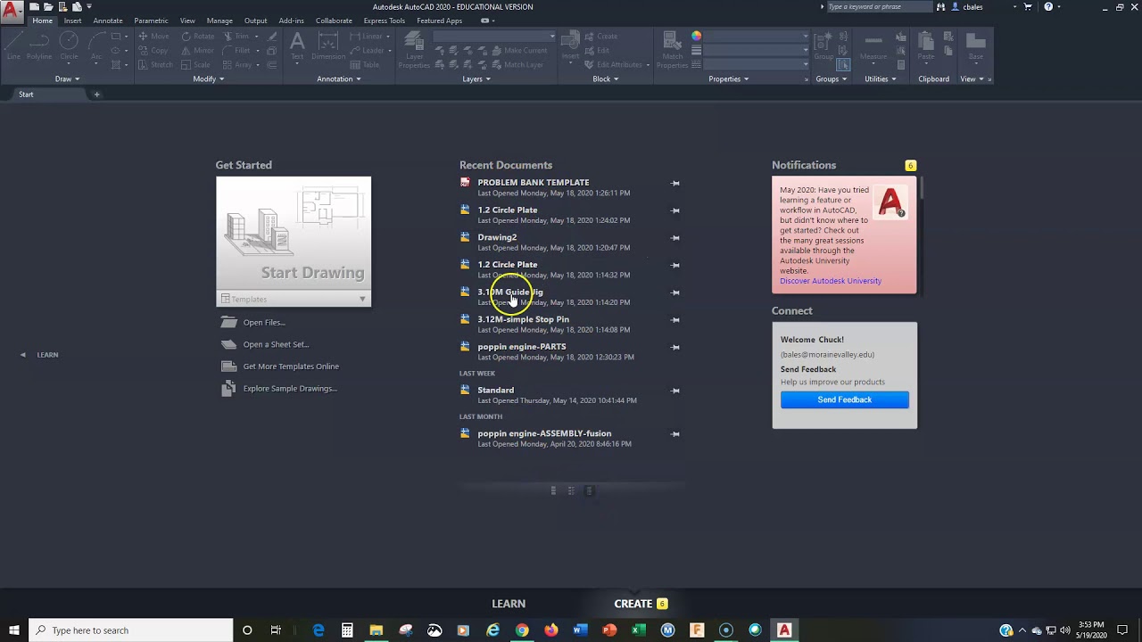 AutoCAD Start Tab YouTube AutoCAD Start Tab YouTube