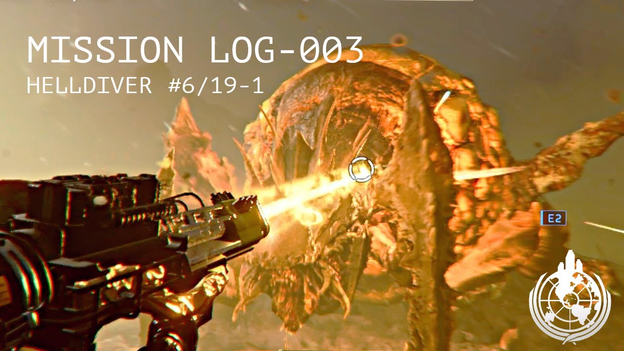 HELLDIVER #6/19-1 MISSION LOG-003: Destroying Bug Nests - YouTube