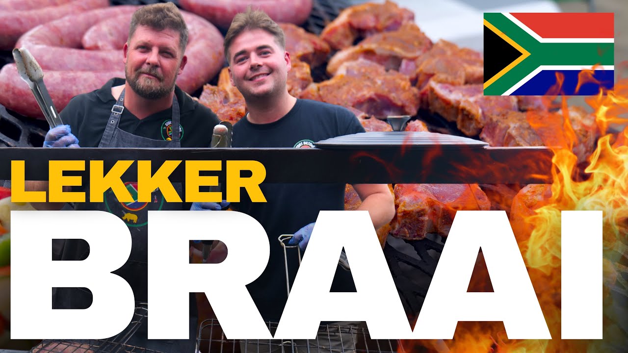 Lekker BRAAI event for a South African business - YouTube
