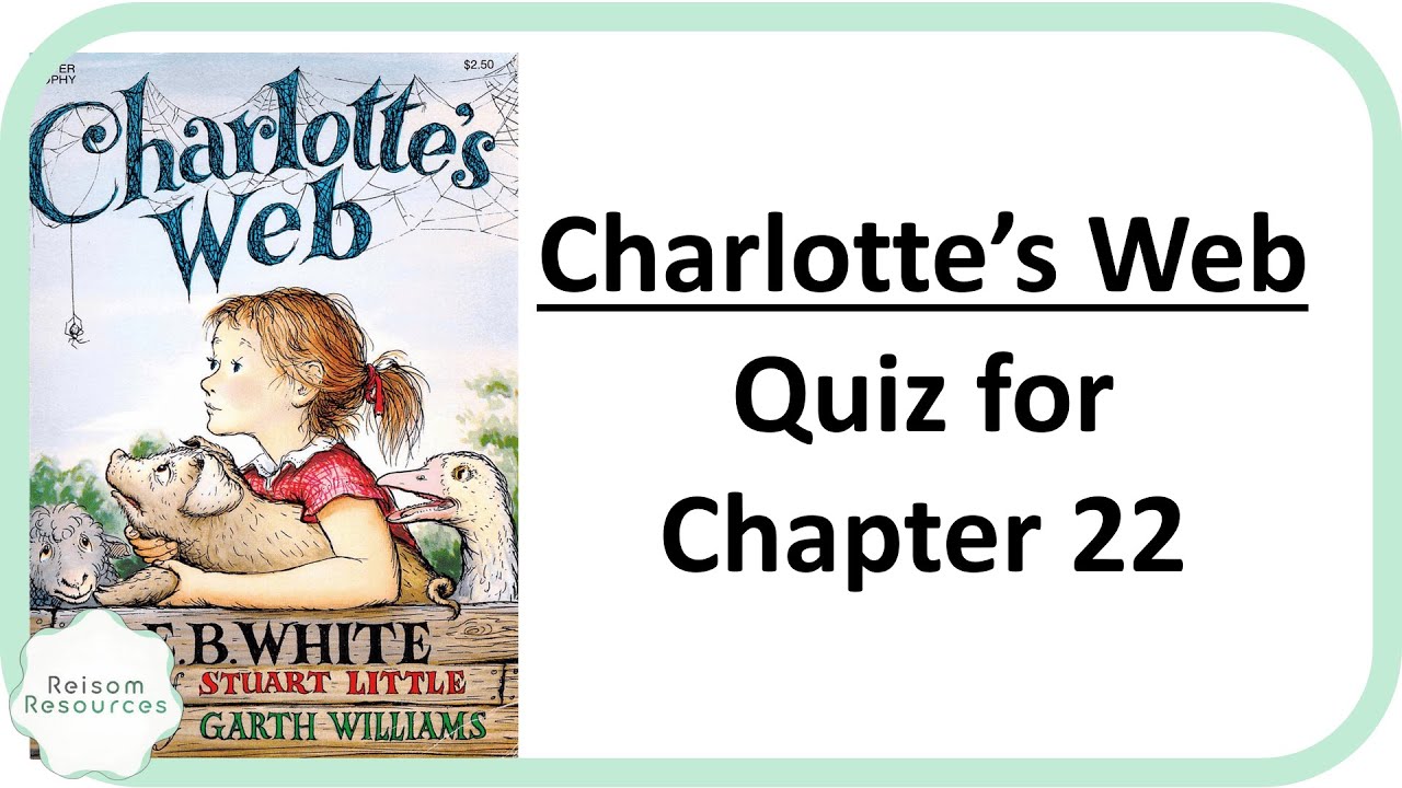 Quiz for "Charlotte's Web" by E.B. White Chapter 22 - YouTube