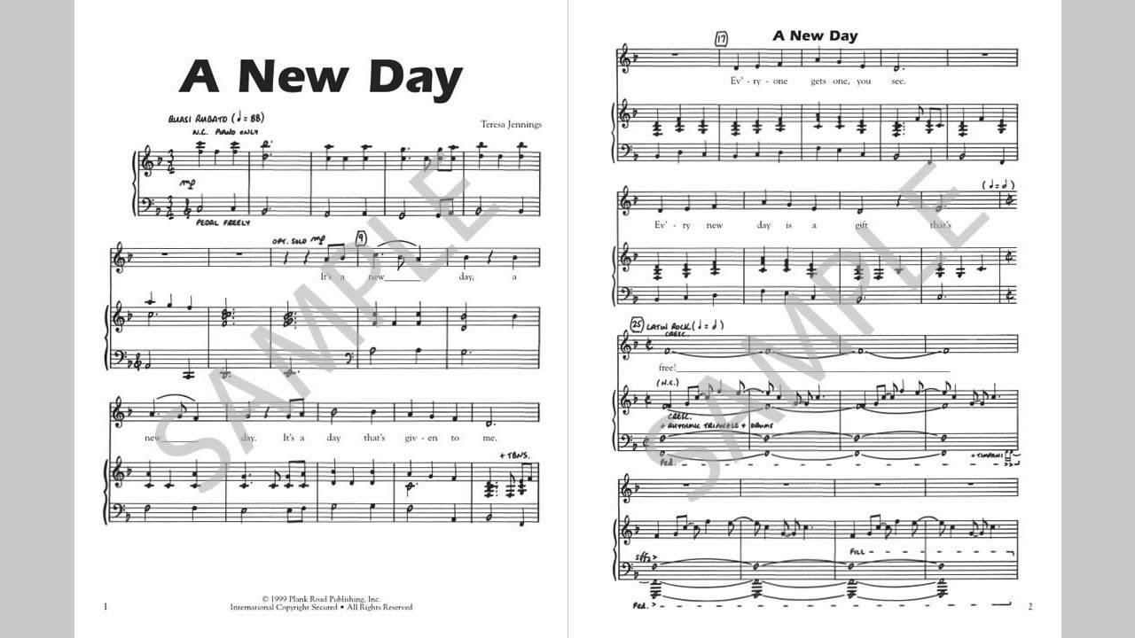 A New Day - MusicK8.com Singles Reproducible Kit - YouTube