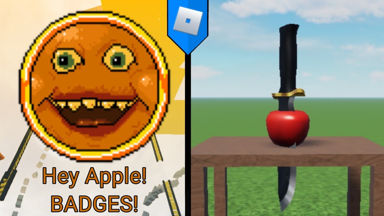 HOW TO GET Hey Apple! BADGES! Untitled Sandbox Game (ROBLOX) - YouTube