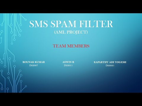 SMS Spam Filter - YouTube