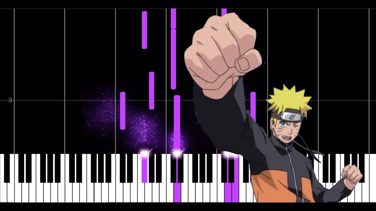Naruto Shippuden Akatsuki Theme Piano Tutorial - YouTube