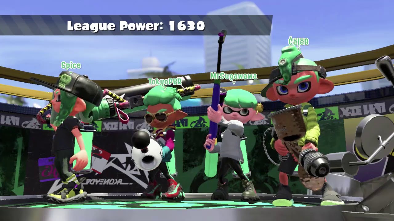 Splatoon 2 league battles with my friend. - YouTube