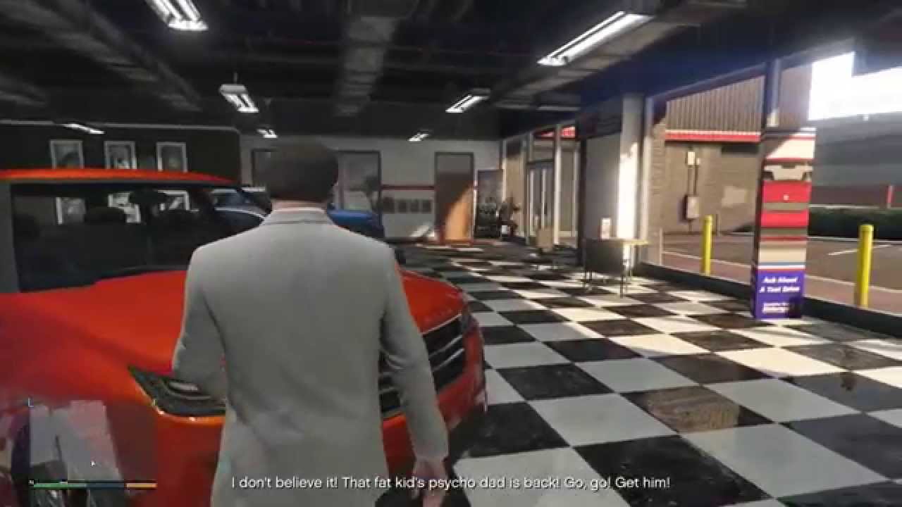 Grand Theft Auto V - Random Event - Simeon Yeterian - Michael (Sparing ...