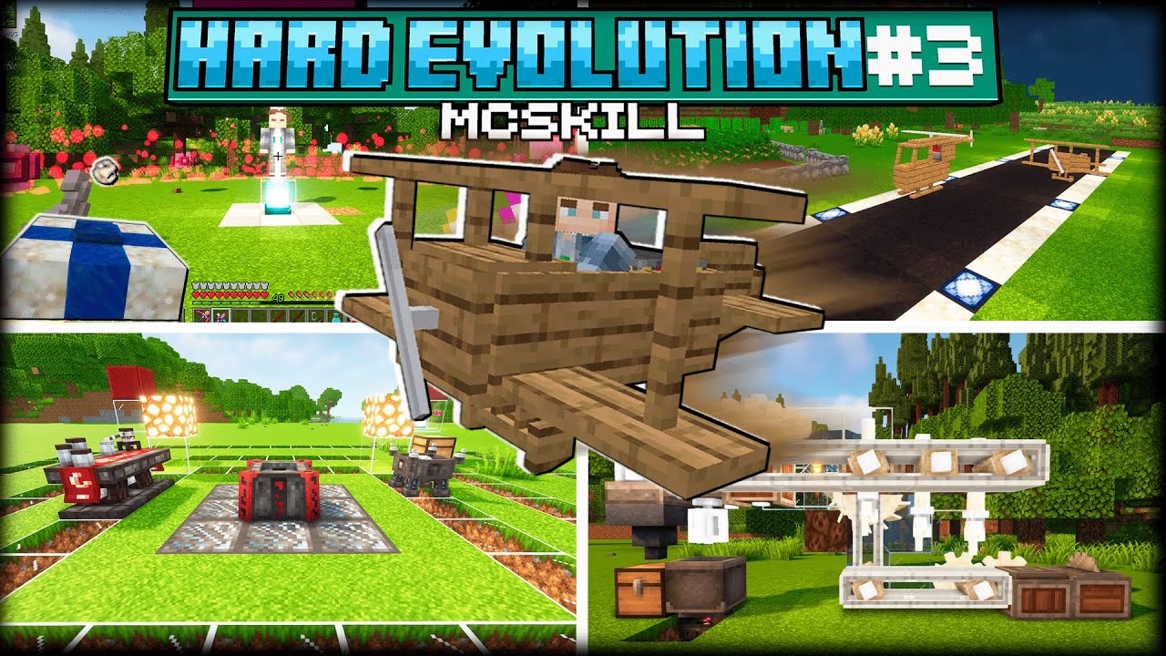 Lp. HardEvolution #3 ПОДЗЕМНЫЙ МИР • Страж Гайи • начало Create и Blood Magic • McSkill ...