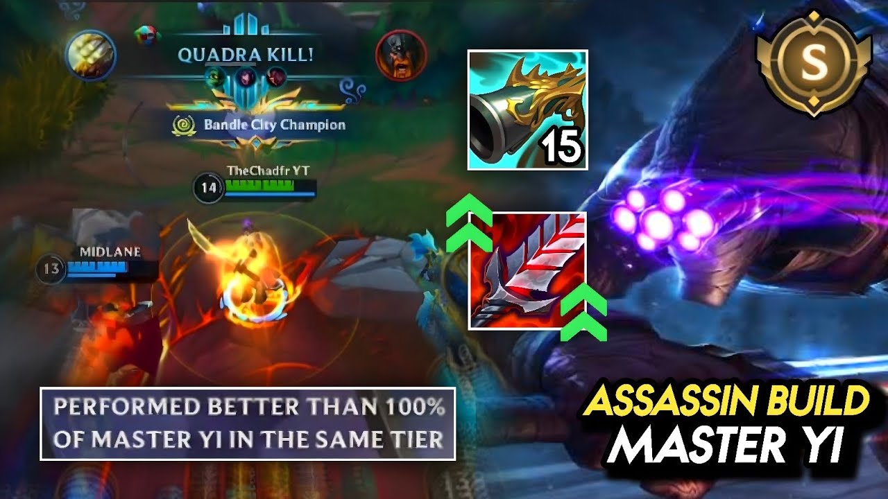 THIS IS TOP 1 MASTER YI'S SECRET BUILD TO CLIMB IN HIGH ELO! (100% ...