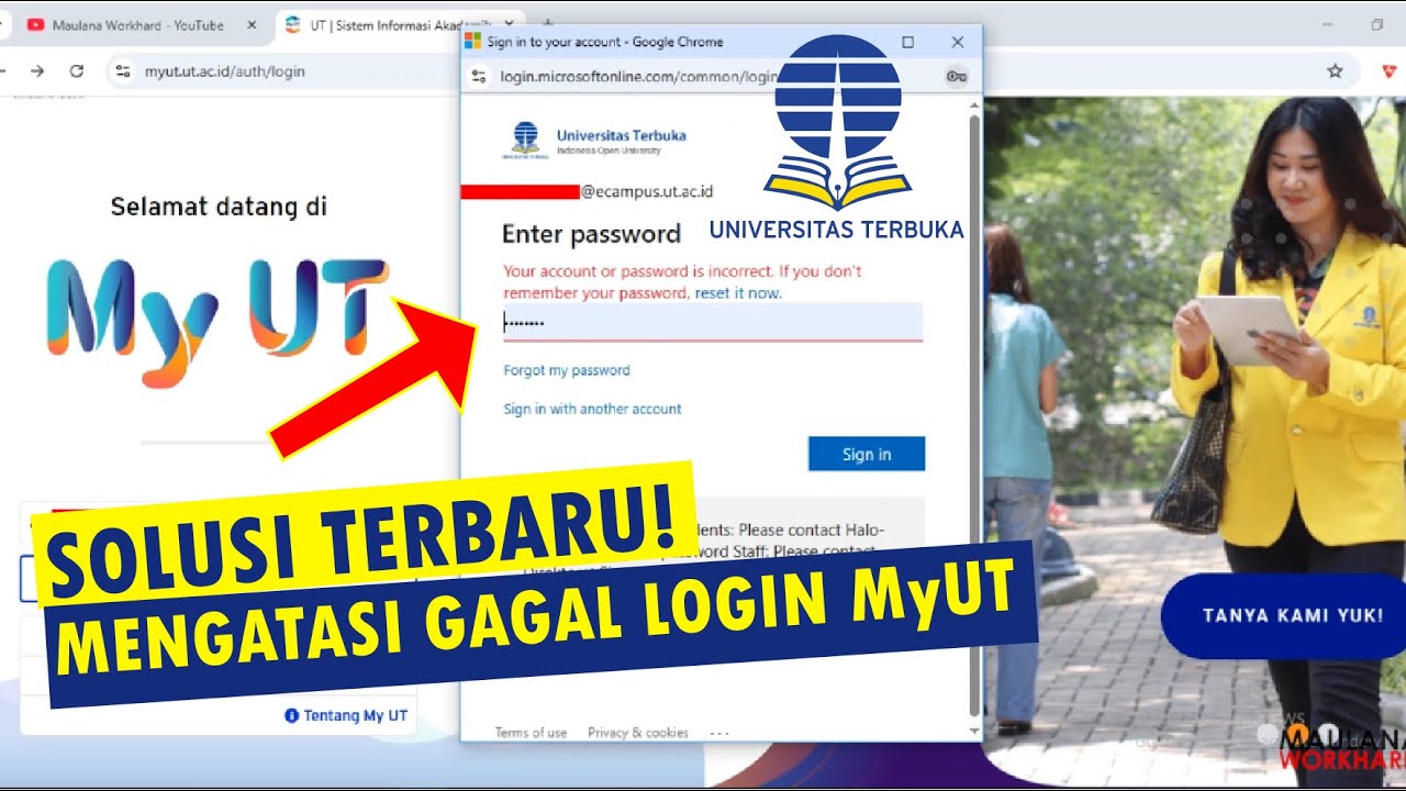 Cara Mengatasi Gagal Login MyUT & eCampus UT | Solusi Lengkap Masuk ...
