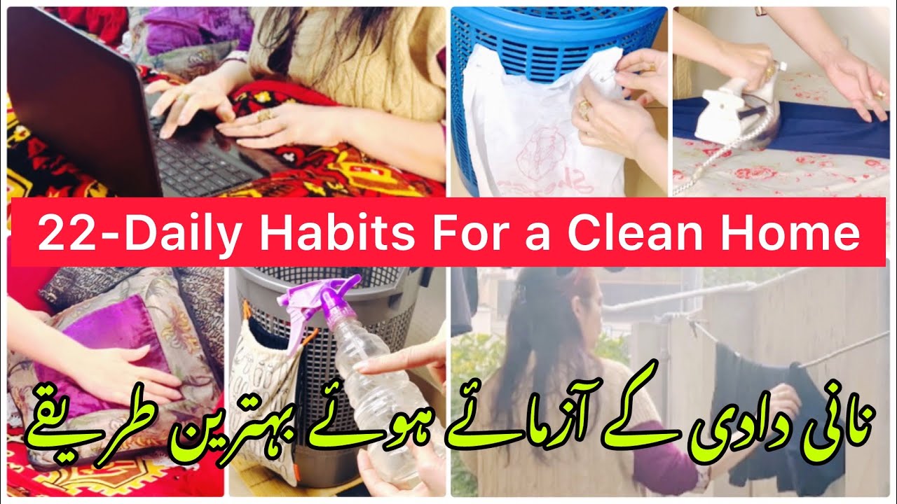 22-Everyday Habits For A Clean Home | Tips For Keeping Home Clean ...